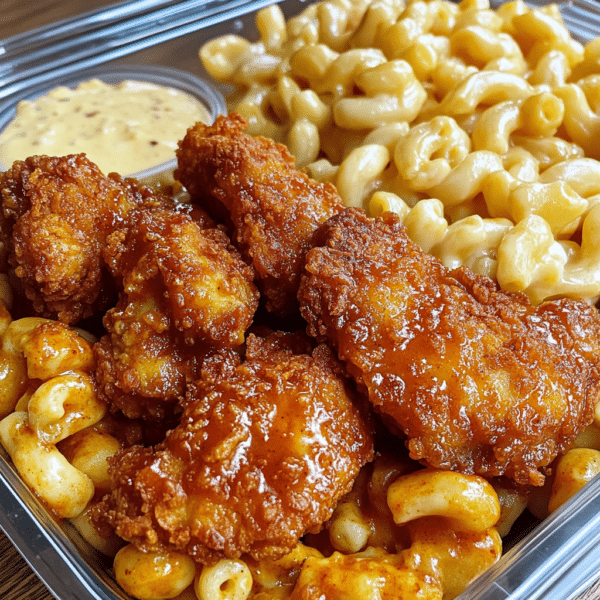 Crispy Nashville Hot Chicken n’ Mac & Cheese - Savor My Plate